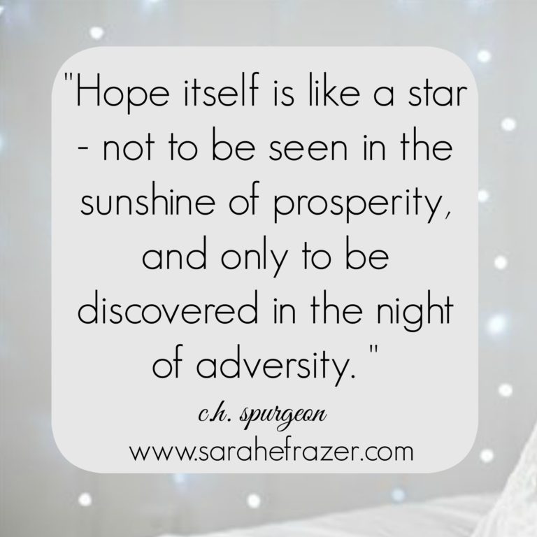FREE Hope-Filled Encouragement - Sarah E. Frazer