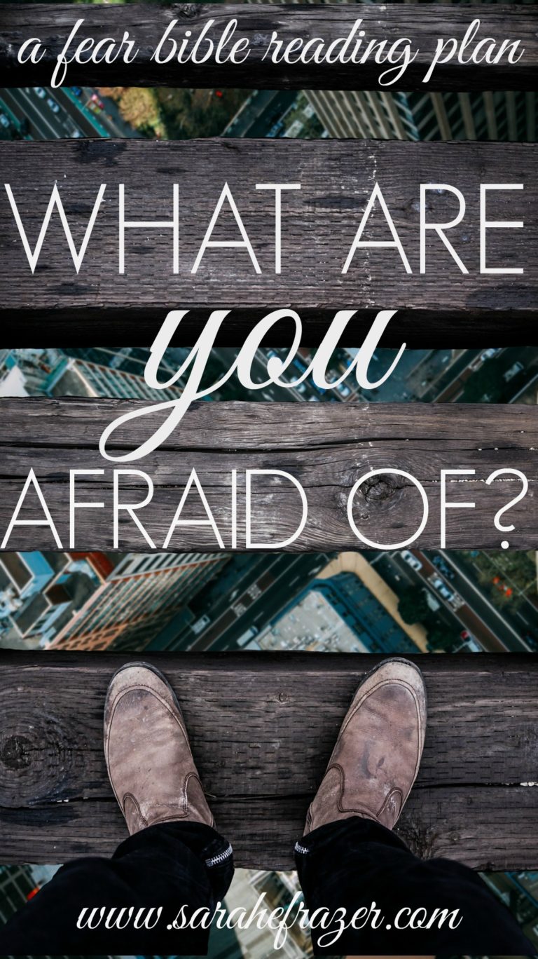Fear Reading Plan - Sarah E. Frazer