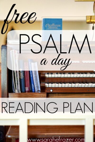 41 Days of Psalms - Reading Plan - FREE! - Sarah E. Frazer