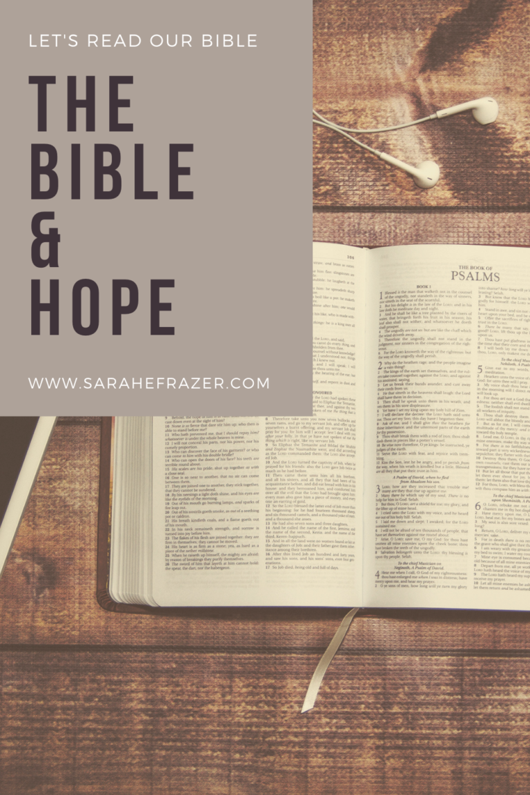 3 Types of Biblical Hope - Sarah E. Frazer