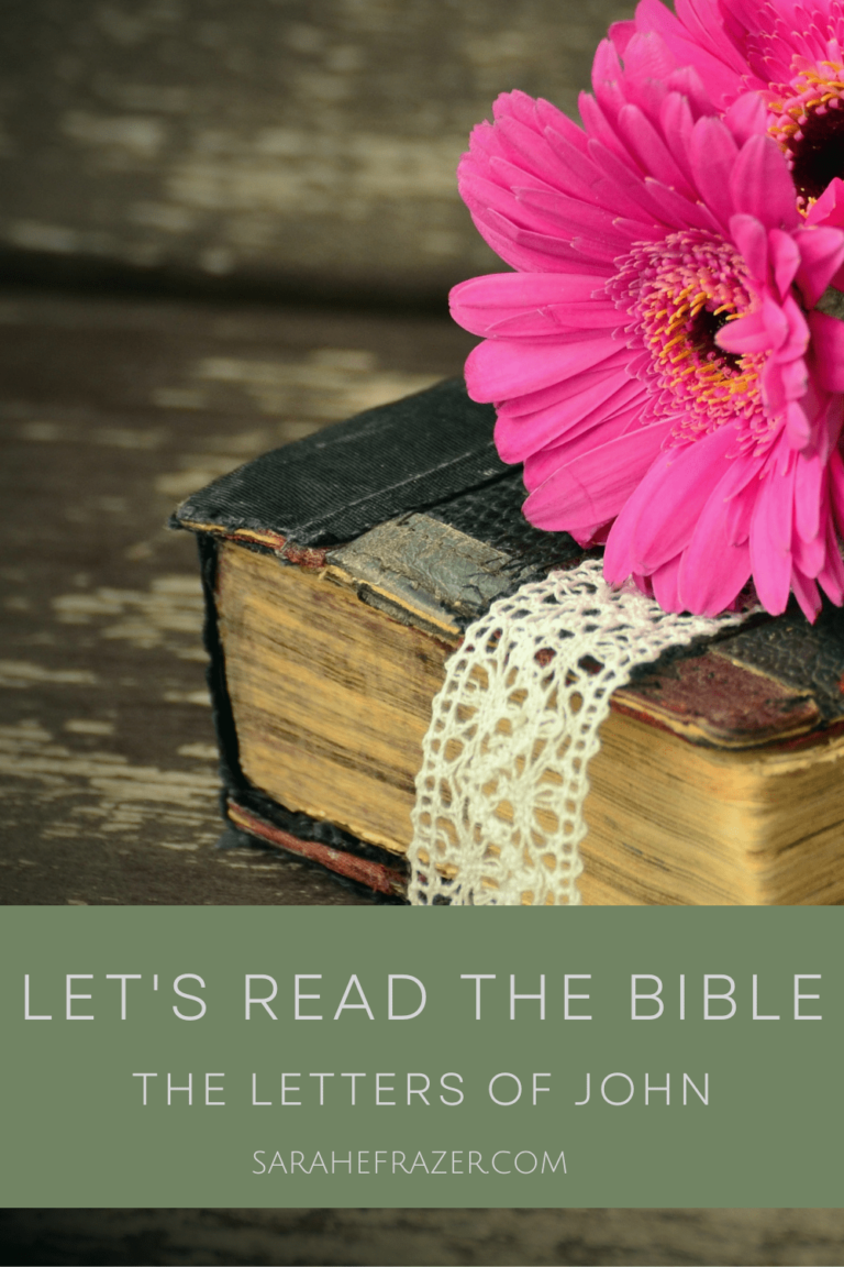 Let’s Read the Bible - The Letters of John - Sarah E. Frazer