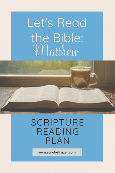 Let’s Read the Bible: Matthew - Sarah E. Frazer