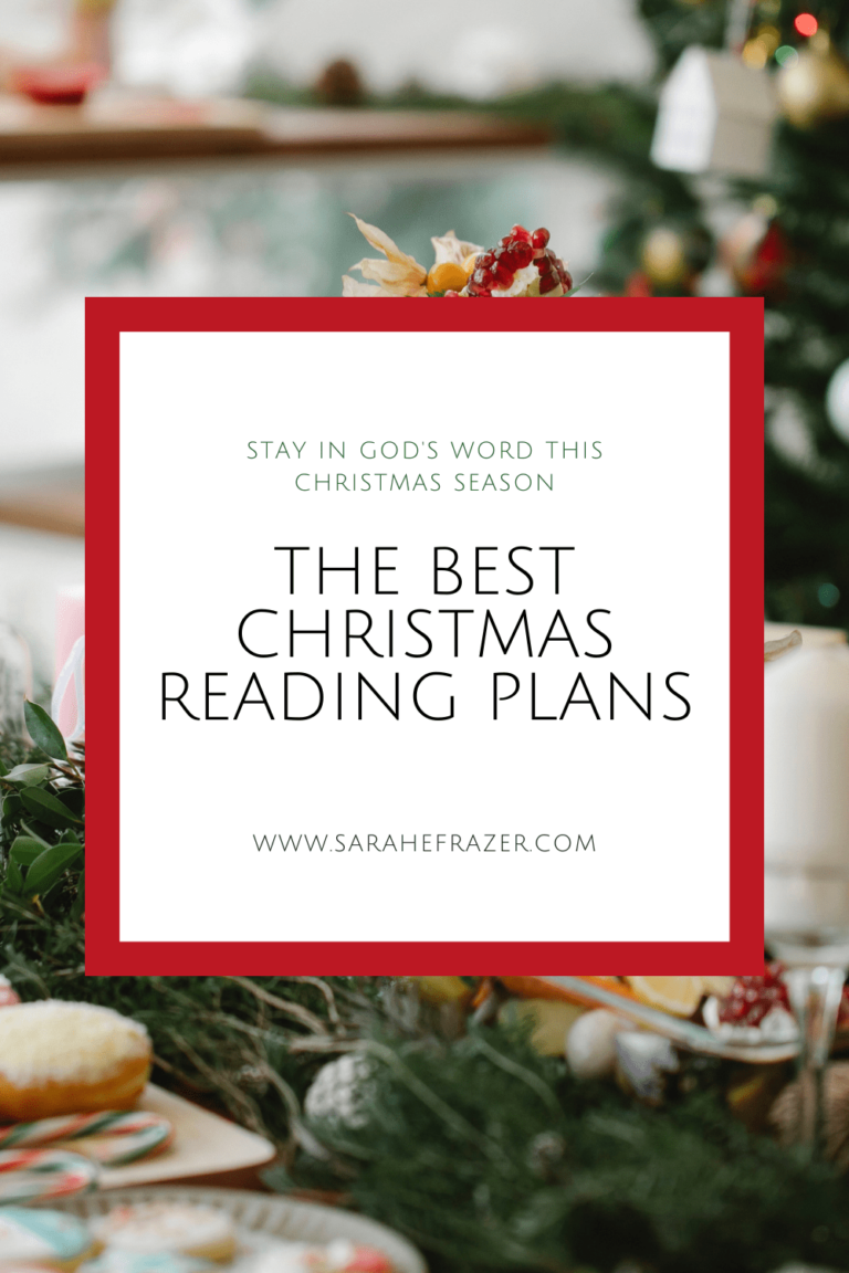 The 3 Best Christmas Reading Plans - Sarah E. Frazer