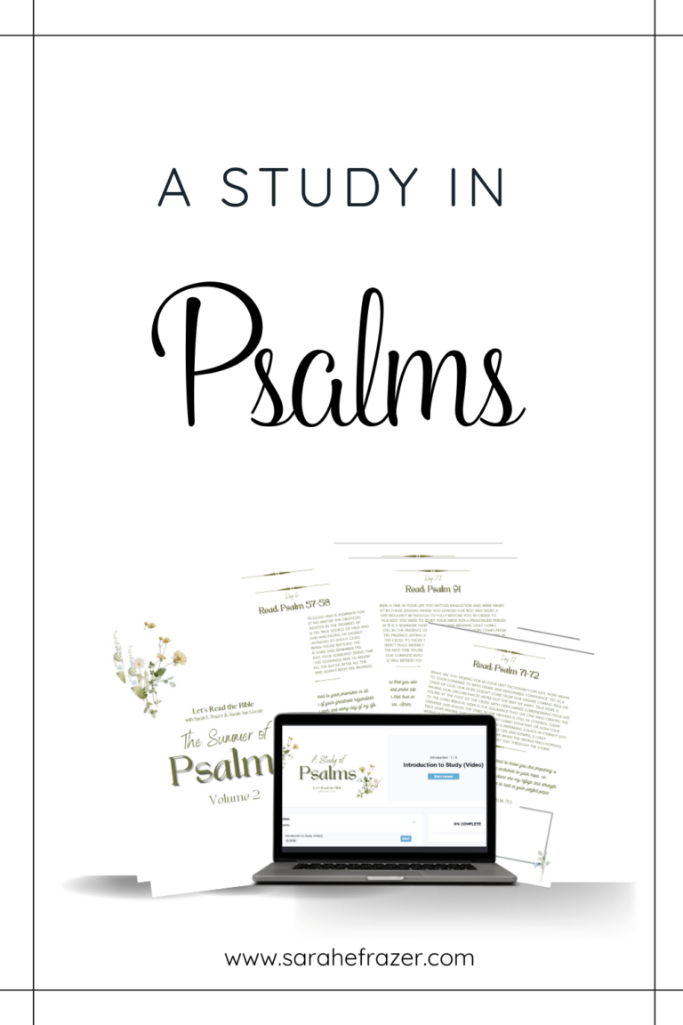 A Study of Psalms - Sarah E. Frazer