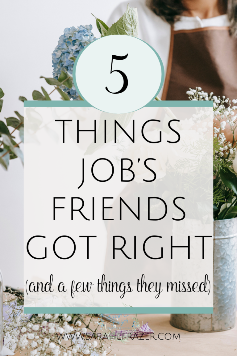 What Job’s Friends Got Right - Sarah E. Frazer